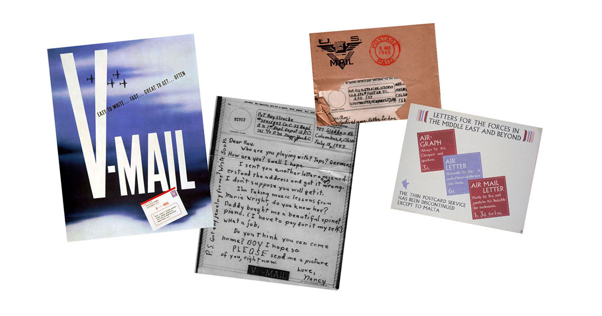 V-mail — инновационная почтовая система времен Второй мировой войны